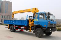 China Truck Crane 12 ton Truck Crane Telescopic Boom Mini Truck Crane for sale