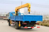 China Truck Crane 12 ton Truck Crane Telescopic Boom Mini Truck Crane for sale