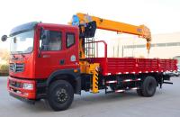 China Small 8 Ton Dongfeng Truck Mobile Crane Lorry Mini Truck Mounted Crane for sale