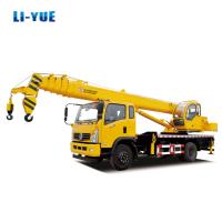 China 16 Ton Mini Hydraulic Truck Crane QY16 with 5 Sections Main Booms for sale