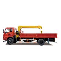 China Manipulator Telescopic Boom SQ8 4-Arm Model 8 Ton Truck Mounted Crane for sale