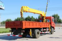 China Crane With Truck 3 Ton 5 Ton 6.3 Ton Telescopic Boom Small Truck Mounted Crane for sale