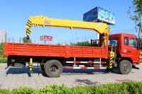 China Crane With Truck 3 Ton 5 Ton 6.3 Ton Telescopic Boom Small Truck Mounted Crane for sale