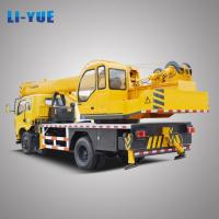 China High Performance 12 Ton Flatbed Truck With Crane for sale