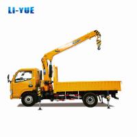 China New Hydraulic Telescopic Boom Truck Mounted Crane SQ5A3 Crane Trucks 5 Ton for sale