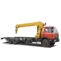 China Low Price 6x4 10 Ton Truck Mounted Crane New Crane U-shaped Boom Lorry Crane for sale