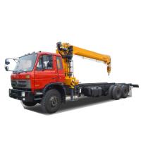 China Low Price 6x4 10 Ton Truck Mounted Crane New Crane U-shaped Boom Lorry Crane for sale