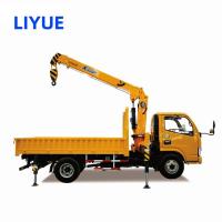 China China Construction Machinery Manufacturer 3.2 Ton Telescopic Boom Truck Mobile Crane Truck Mounted Crane for sale