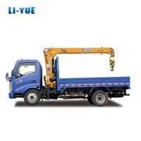 China Manipulator Boom Crane 5 Ton Telescopic Hydraulic Truck Mounted Crane for sale