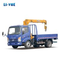 China Manipulator Boom Crane 5 Ton Telescopic Hydraulic Truck Mounted Crane for sale