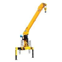 China Hydraulic Crane 6.3 Ton Truck Mounted Crane Straight Arm Telescopic Arm Boom Lorry Crane Made In China for sale