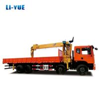 China 10 Ton Telescopic Small Boom Crane for High Construction Weight KG 3765 kg for sale