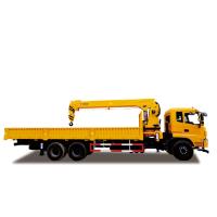 China 4x2 Truck Mounted Crane With 12 Tons Straight Boom Knuckle Boom Crane for sale