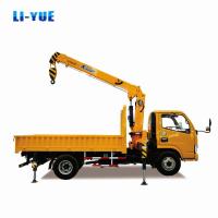 China Lifting Machinery 5 Ton Hydraulic Truck Mounted Crane with telescopic boom crane for sale