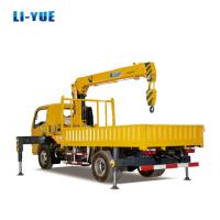 China Mini 3.2 Ton Hydraulic  Mobile Lorry Crane with Stiff Boom for sale