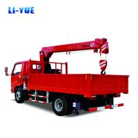 China Straight Arm Crane 5 Ton Hydraulic Hoisting Mobile Lorry Crane For Construction for sale
