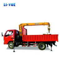 China Straight Arm Crane 5 Ton Hydraulic Hoisting Mobile Lorry Crane For Construction for sale