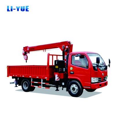 China High Performance Mini 3.2 Ton Hydraulic Mobile Lorry Crane With Stiff Boom for sale