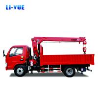 China High Performance Mini 3.2 Ton Hydraulic Mobile Lorry Crane With Stiff Boom for sale