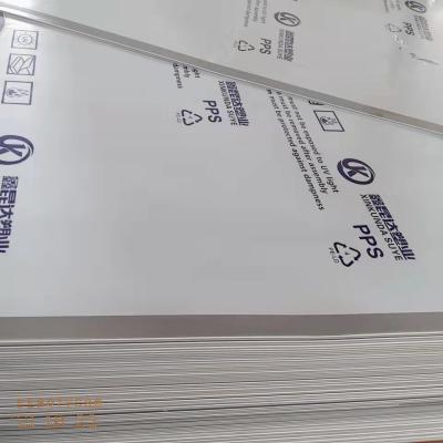 China Hygienic Flame Retardant Polypropylene Sheet PP Material 3-30mm Thickness 120°C Temperature Resistance for Walls for sale