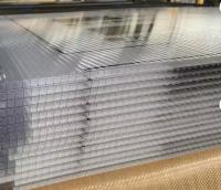 China Polycarbonate Twin Wall Hollow Roofing 6mm-10mm Thick Greenhouse Sheet Clear UV Coating for sale