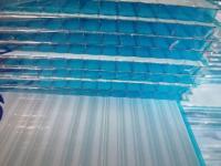 China Twin Wall Superior Strength Hail Resistance Rigid Clear Roof Panel Outdoor Hollow Polycarbonate Sheet for sale