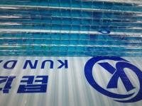 China Twin Wall Superior Strength Hail Resistance Rigid Clear Roof Panel Outdoor Hollow Polycarbonate Sheet for sale
