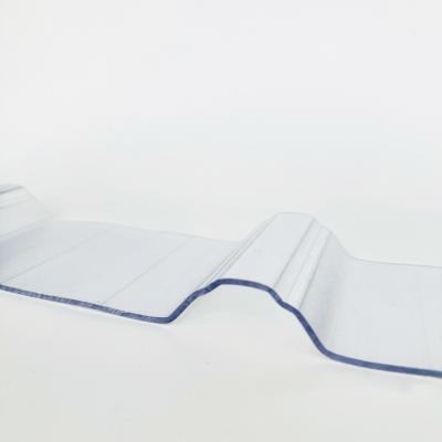 China clear Pc Plastic Roof Covering Color Corrugated Roof Price Transparent Polycarbonate Sheet for sale