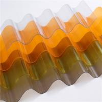 China clear Pc Plastic Roof Covering Color Corrugated Roof Price Transparent Polycarbonate Sheet for sale
