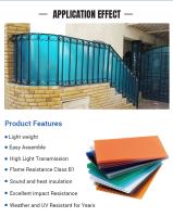 China Hot Selling Modern Durable Polycarbonate Hollow Sheets 10-Year Warranty PC Skylight Roofing Greenhouse Sheets for sale