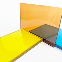 China 5mm Thick Polycarbonate Solid Sheet Anti-UV Impact Proof PC Board for Building Decoration Sound Barrier Skylight partition for sale