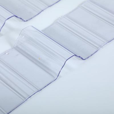 China Corrugated polycarbonate sheet UV protection clear sheet for sale