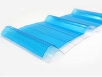 China Virgin Material  Polycarbonate sheet for roof Anti-UV Corrugated Polycarbonate Sheet for sale