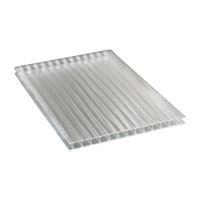 China Anti-UV polycarbonate roofing sheet clear Virgin Material 6mm thickness for sale