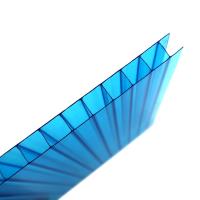 China Uv Extruded Clear Hollow Panel Polycarbonate Sheets for Greenhouse Roof for sale