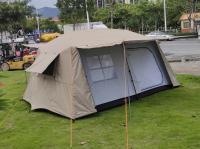 China Hot DIP Galvanized Connectors Ventilated Camping camping tent with Mesh Panels for sale