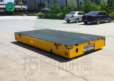 China Battery Motorized Automatic Cart Trolley Transfer Trolley For Hot Pipes Handling for sale