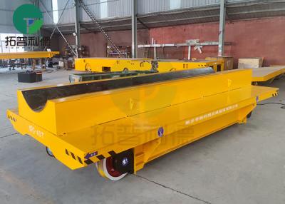 China Heavy Duty Metal Factory Rail Transfer Trolley For Steel Plant for sale