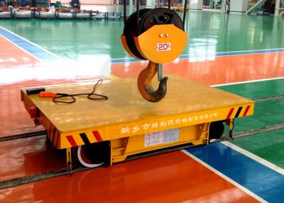 China Battery operated material handling electric trolley on steel rails for sale