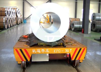 China Steel Factory Used Material Handling Equipment Automation Rail Battery Coil Transfer Cars Trailers For Sale for sale