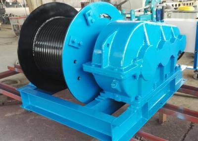 China Single drum slow speed wire rope electric winch manufacturer in China for sale