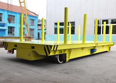 China 10t plastic coils handling railway mounted rail transfer cart with coloums production line for sale