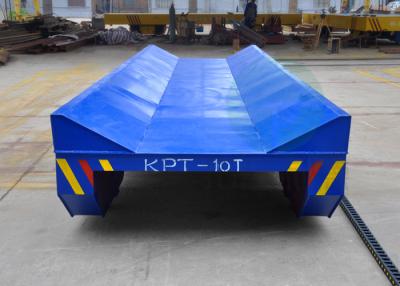 China 50t emergency-stop button towed cable rail guided steel coil transfer wagon for steel plant for sale