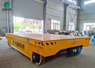 China Heavy Load Billet Industry Workshop Battery Operated Rail Trolley for sale