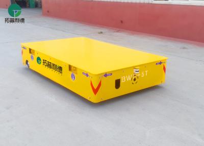 China Steel Mill Workshop Electrical Trackless Platform Transfer Vehicle for sale