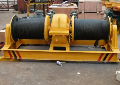 China manufacturer supply chinese electric winch simple structure rope winch with dual drum for sale
