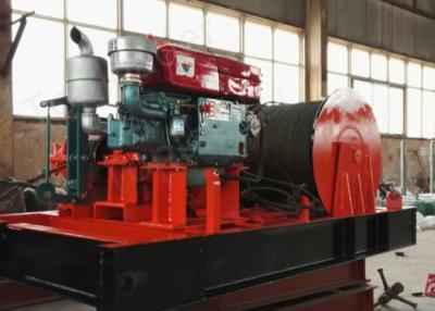 China 10t pulling capacity best sale wire rope diesel winch for Marine for sale