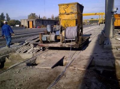 China Construction industry electric winch with pulling capacity 50KN for heavy cargo draging for sale