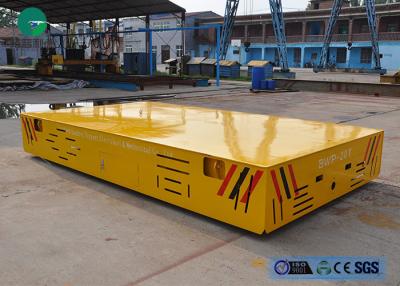 China Motorized Electric Trackless Transporter Platform Trailer For Storage Warehouse Cargo for sale