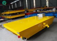 China Towed Cable Electric Motorized Cart Moving On Rails for sale